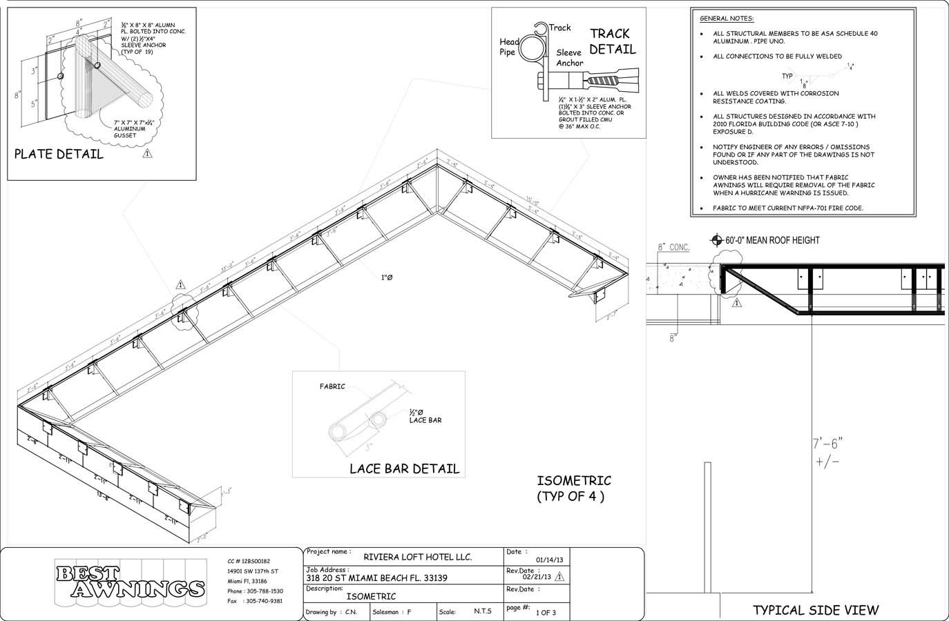 Miami, FL Awning Service | Awnings & Shade Structures Repair ...